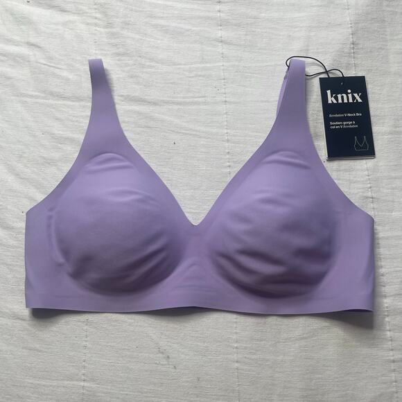 knix | Intimates & Sleepwear | Nwt Knix Revolution Vneck Bra Lilac ...